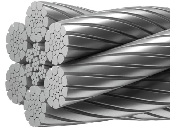 Octopus6K. 6-Strand Drill Line Wire Rope with Compacted Outer Strands ...